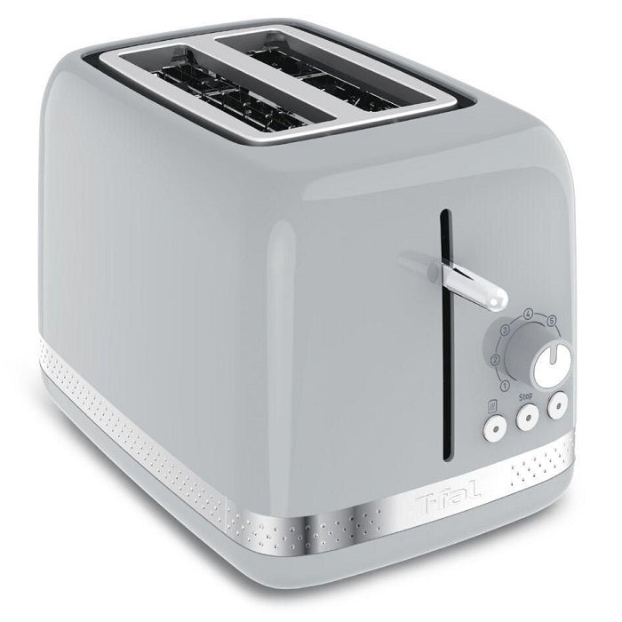 T-fal TT302E52 Soleil 2 Slice Toaster, Grey - Blemished Packaging - Go